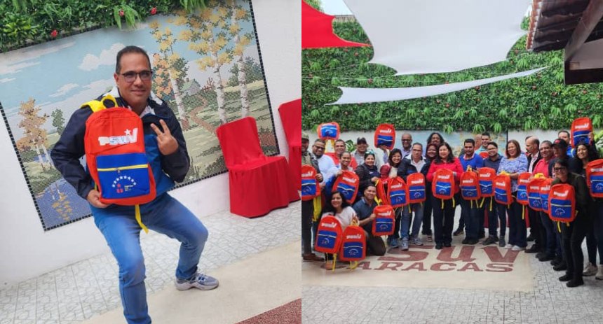Presentan un nuevo "morral de Chávez" y tendrá un uso específico