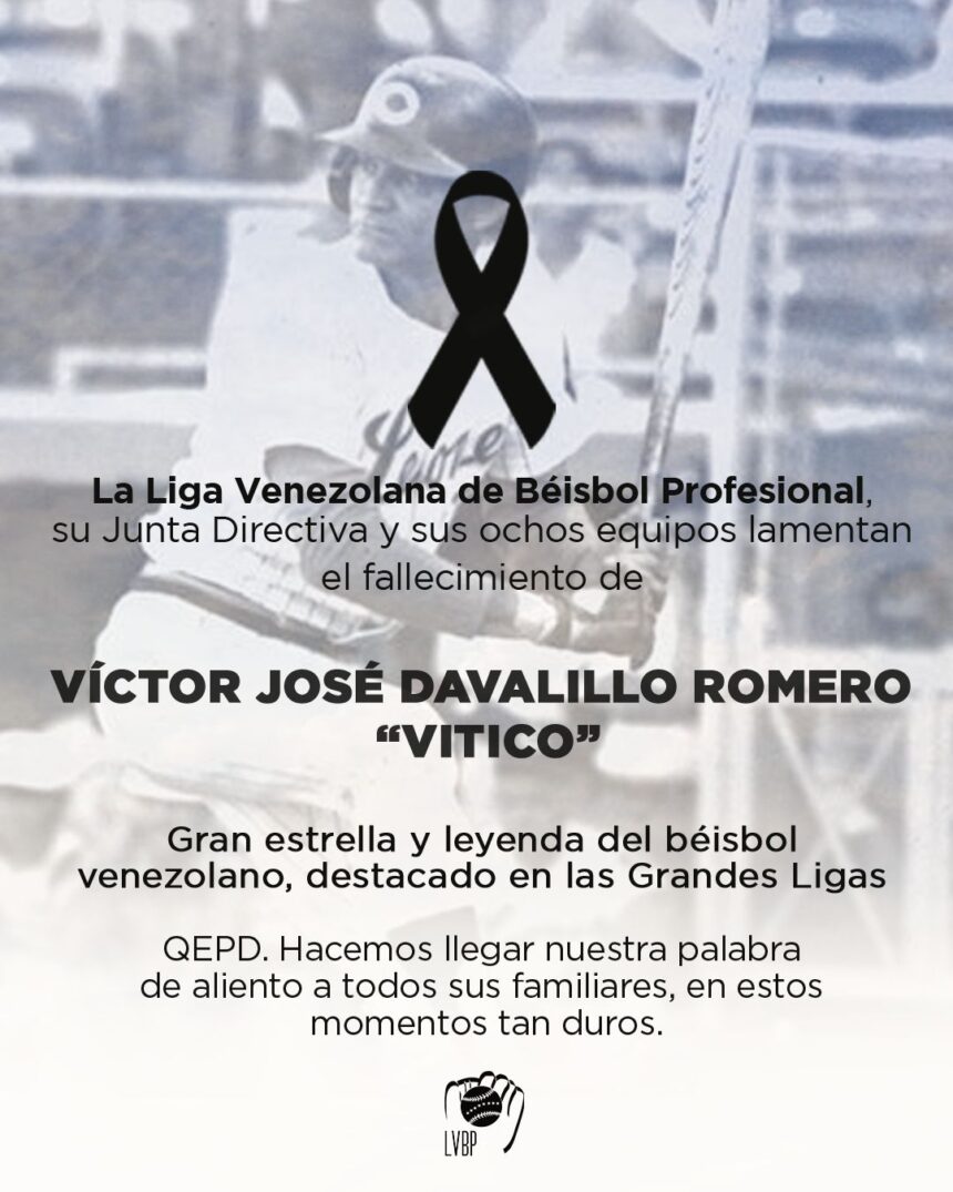 Adiós a una leyenda: Falleció Víctor Davalillo tras complicaciones de salud