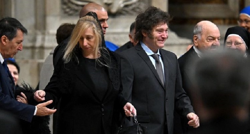 El incomodo momento que pasó Javier Milei en el Vaticano