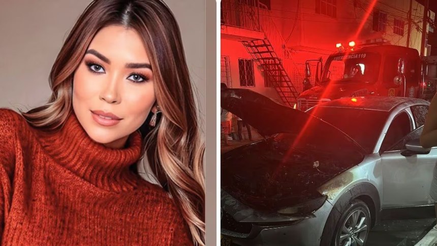 Se incendia en "extrañas circunstancias" el carro de Day Vásquez, la ...