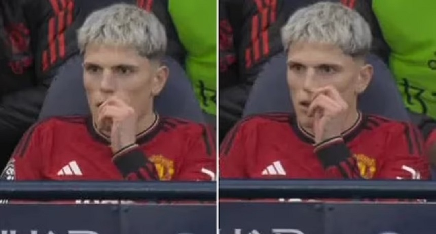 El desagradable gesto de Garnacho que se hace viral