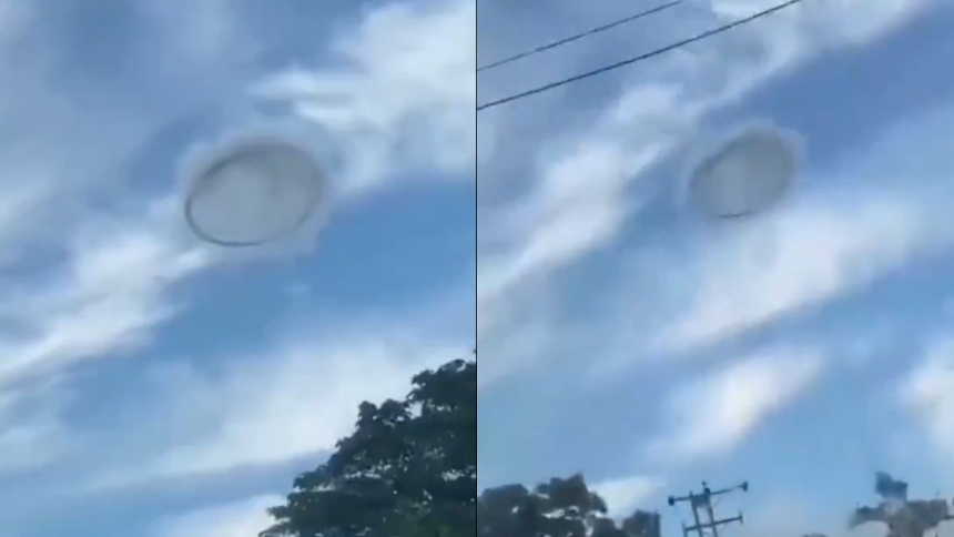 La verdad sobre el «aro» viral en el cielo de Valencia del que todos hablan