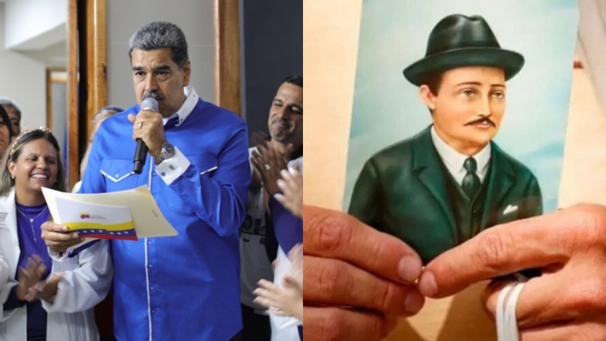 «Jose Gregorio ya es santo» dijo Maduro y agradeció al papa por firmar ...