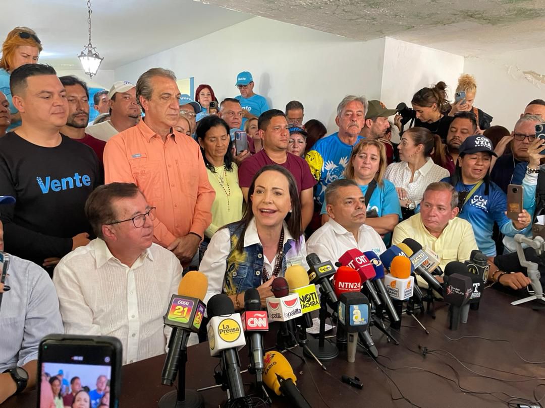 María Corina arribó a Táchira pese a obstáculos