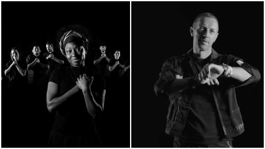 Coldplay publicó el video de su nueva canción junto al Coro de Manos ...