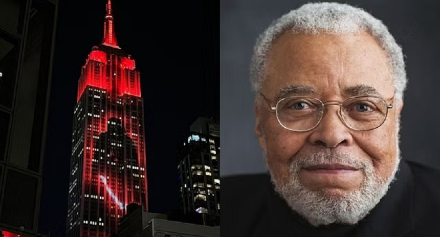 La emotiva despedida en el Empire State Building a James Earl Jones, la ...